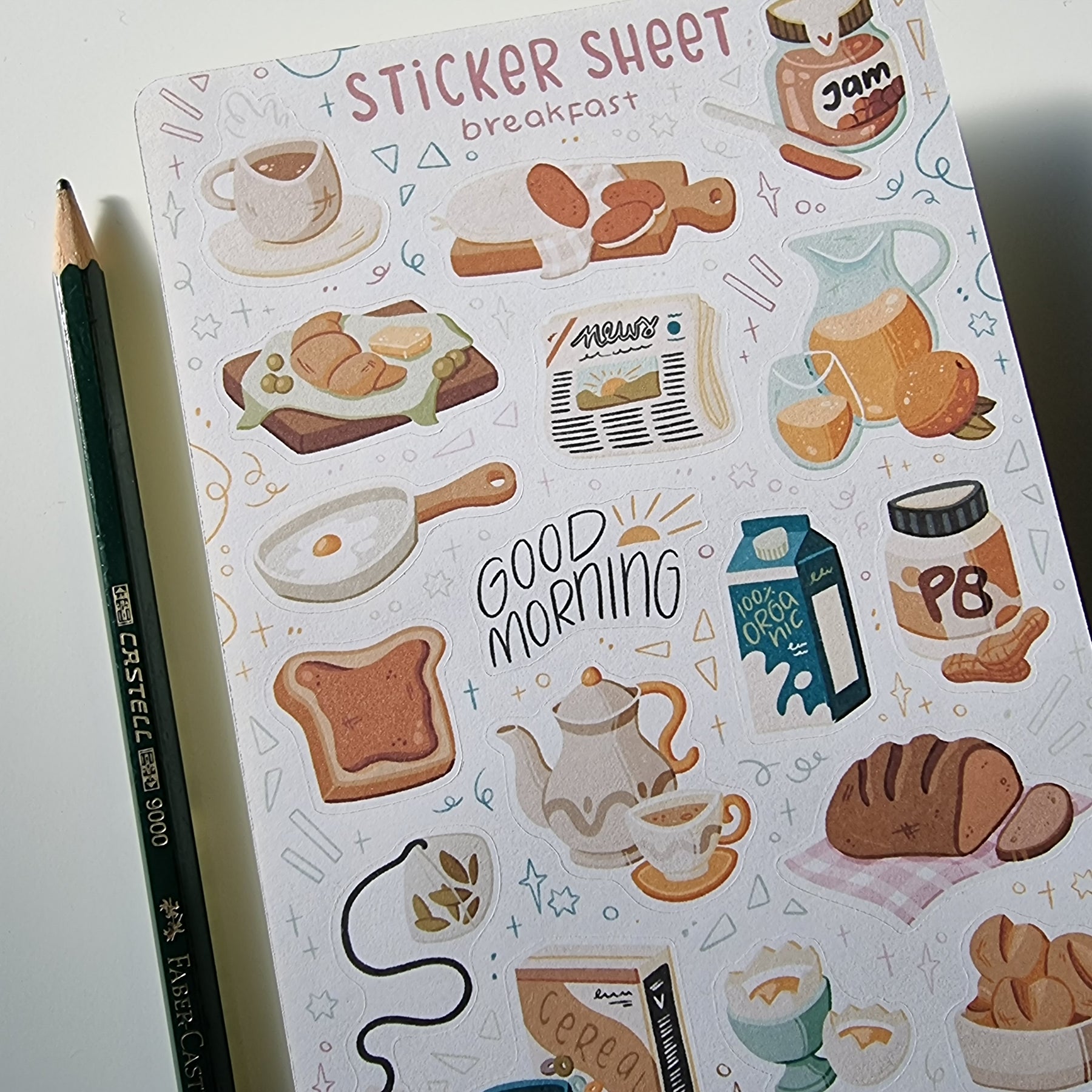 Sticker Sheet - Breakfast (NEW) | Planner Stickers | moehrenkunst🥕